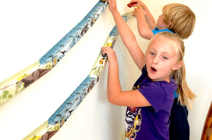 Paper Trax - a matchbox speedway on your walls! | Indiegogo