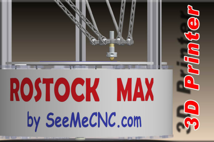 Rostock MAX 3D Printer | Indiegogo