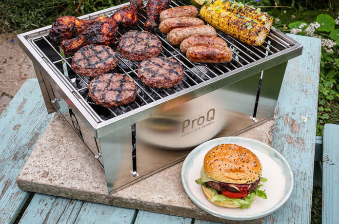 ProQ Flatdog - The Ultimate Fold-Flat BBQ Grill | Indiegogo