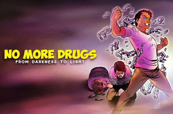 No More Drugs- Graphic Novel About Substance Abuse | Indiegogo