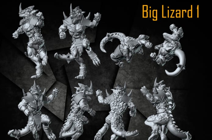 Lizardmen Fantasy Football Team & Forest Elves | Indiegogo