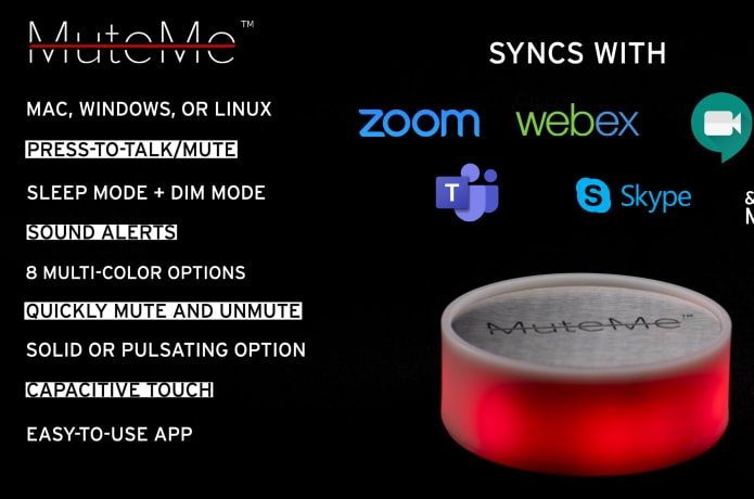 MuteMe - The Illuminated Mute Button | Indiegogo