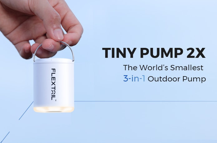 TINY PUMP 2X: Ultimate 3-in-1 Mini Outdoor Pump | Indiegogo