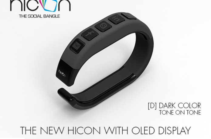 Hicon is all your social networks, made wearable! | Indiegogo