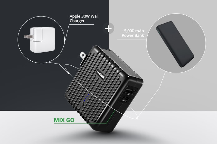 MIX GO: Most Powerful Power Bank & Charger 2-in-1 | Indiegogo