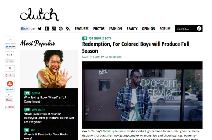 For Colored Boys, REDEMPTION | Indiegogo