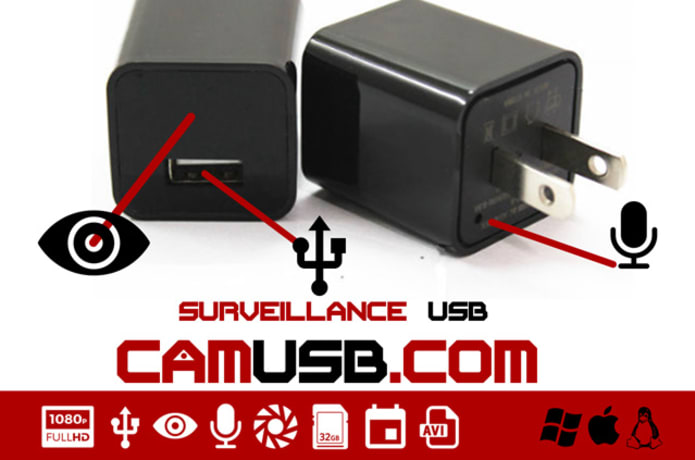 CAM USB Hidden Surveillance Camera in USB Charger | Indiegogo