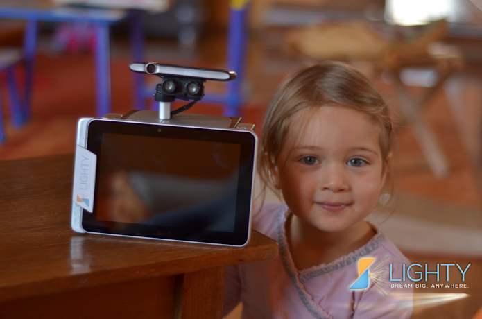 Lighty - World's First Robotic HD Laser Projector | Indiegogo