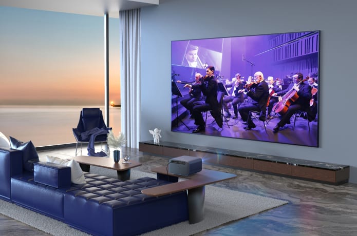 KJM - Certified Netflix & JBL Brightest Projector | Indiegogo