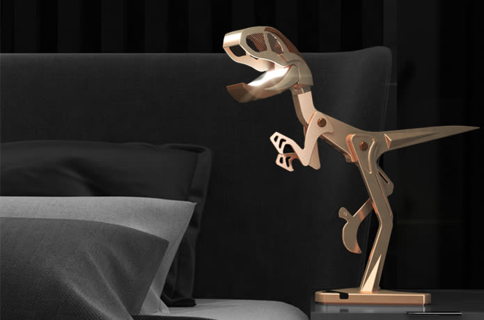 Raptor Lamp 2.0 - LED light in Jurassic style | Indiegogo