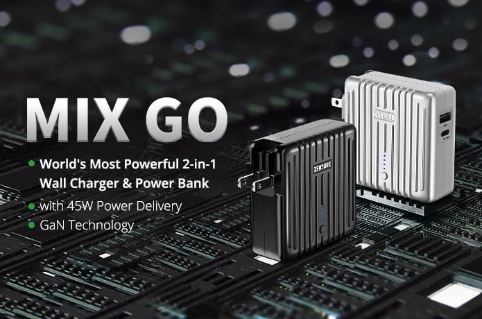 MIX GO: Most Powerful Power Bank & Charger 2-in-1 | Indiegogo