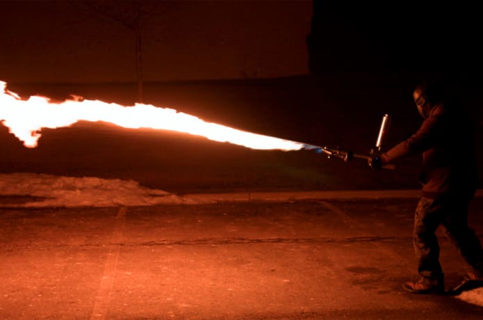 XM42: The Handheld Flamethrower | Indiegogo