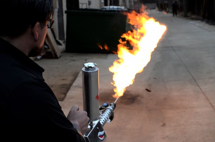 XM42: The Handheld Flamethrower | Indiegogo