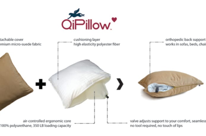 QiPillow: Science To Comfort Your Back | Indiegogo