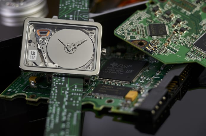 HDDWatches. The geek watch made out from a HDD | Indiegogo