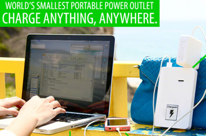 World's Smallest Portable Power Outlet- ChargeTech | Indiegogo
