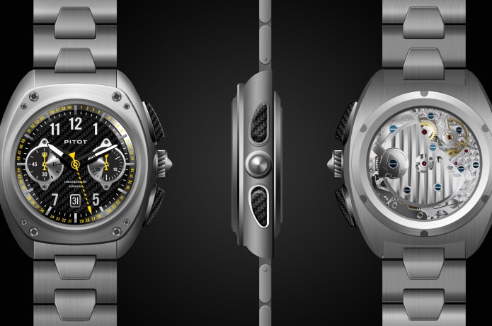 Fighter jet inspired mechanical watch | Indiegogo