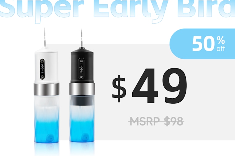 HydroSonic, the 5-in-1 Ultrasonic Teeth Cleaner | Indiegogo