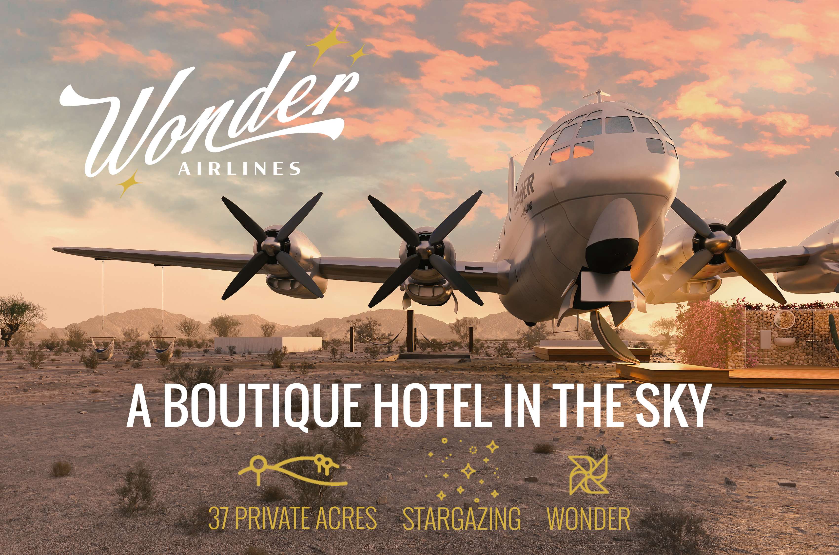 Wonder Airlines - Airplane Airbnb | Indiegogo